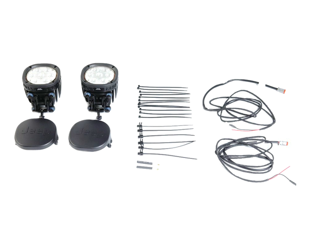 Jeep Wrangler JL and Jeep Gladiator JT 7" Off-Road LED Light Kit OEM ...