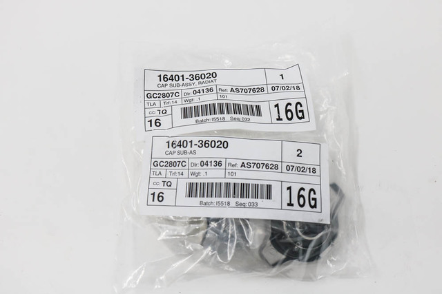 16401-36020 - Radiator Cap 1992-2022 Toyota | Longo Toyota Parts