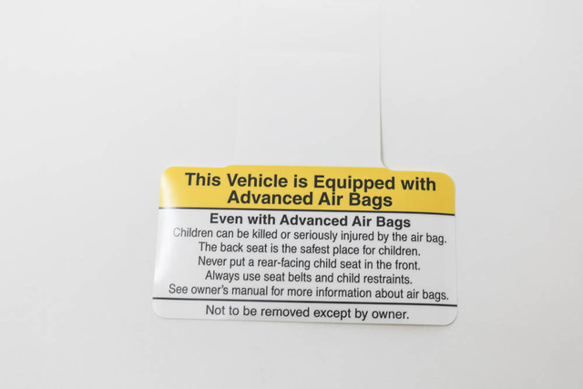 74599-0E020 - Air Bag Label 2004-2025 Toyota | Longo Toyota Parts