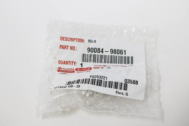 90084-98061 - Signal Lamp Bulb 2002-2006 Toyota Camry | Longo Toyota Parts