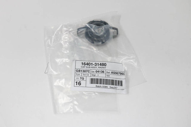 16401-31480 - Radiator Cap 2002-2017 Toyota | Longo Toyota Parts