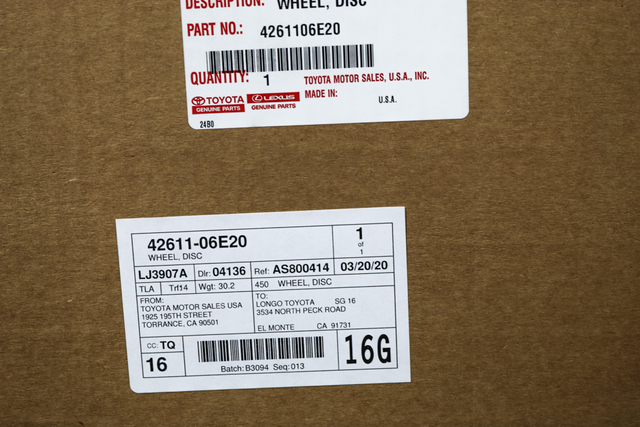 42611-06E20 - Wheel Alloy 19 Inch 2018-2020 Toyota Camry | Longo Toyota ...