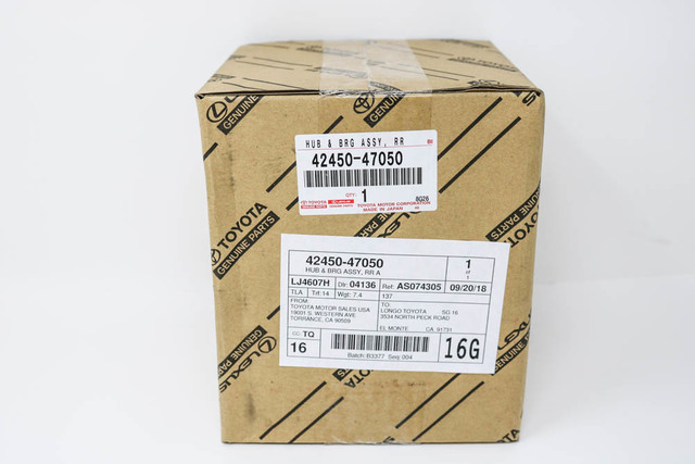 42450-47050 - Hub & Bearing 2012-2020 Toyota | Longo Toyota Parts