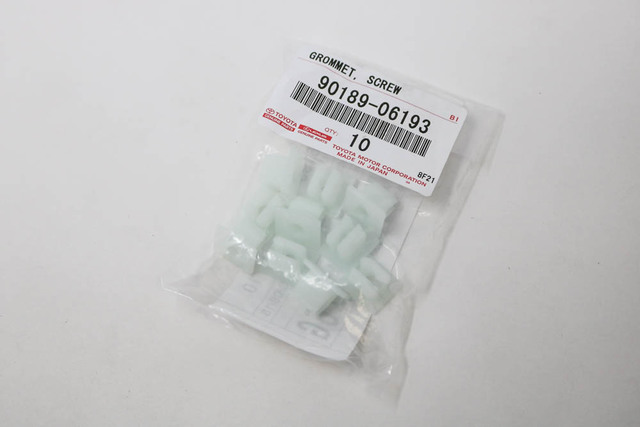 90189-06193 - Radiator Support Splash Shield Grommet 2002-2024 Toyota ...
