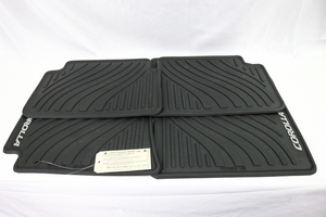 PT908-02110-20 - 2-piece All Weather Floor Mats Black Cor 2009-2013 ...