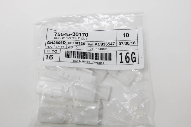 75545-30170 - Side Molding Upper Retainer 2016-2024 Toyota | Longo ...