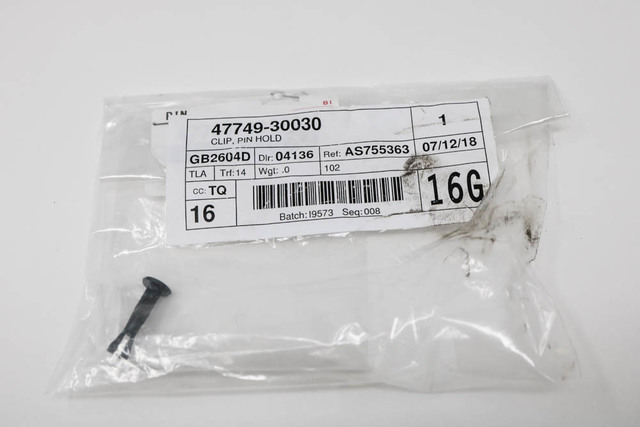 47749-30030 - Fender Liner Fastener 2019-2025 Toyota | Longo Toyota Parts