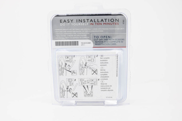 00276-00900 - Wheel Lock Set 2002-2025 Toyota | Longo Toyota Parts