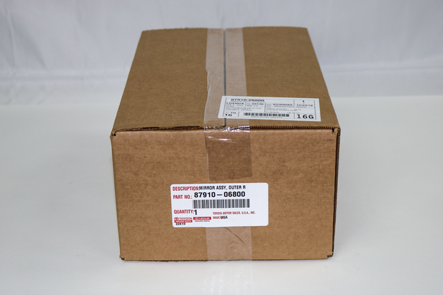 87910-06800 - Door Mirror Right, Front Right 2018-2024 Toyota Camry ...