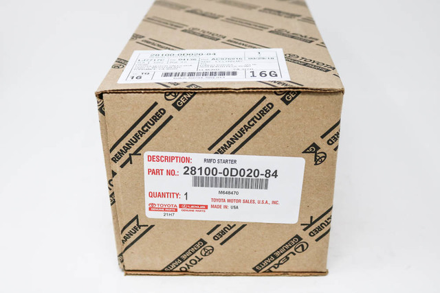 28100-0D020-84 - Starter 1998-2002 Toyota Corolla | Longo Toyota Parts