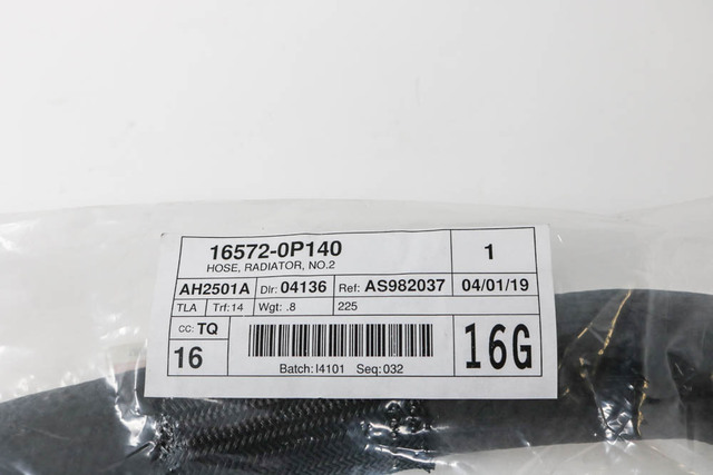 16572-0P140 - Lower Hose 2007-2010 Toyota Sienna | Longo Toyota Parts