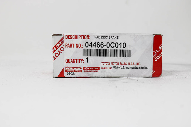 2007-2017 Toyota Disc Brake Pad Set (Rear) 04466-0C010 | Longo Toyota Parts