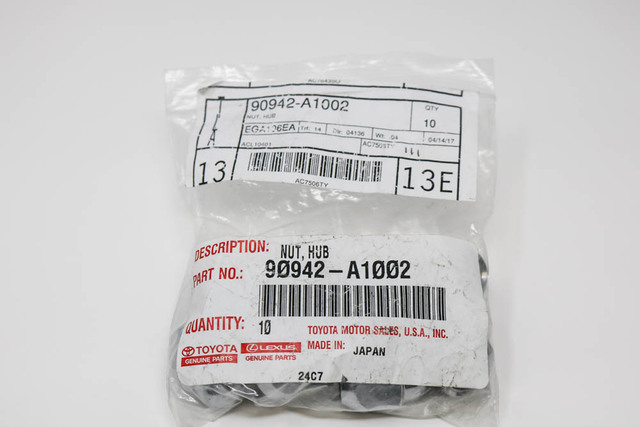 90942-A1002 - Wheel Nut 1991-2024 Toyota | Longo Toyota Parts