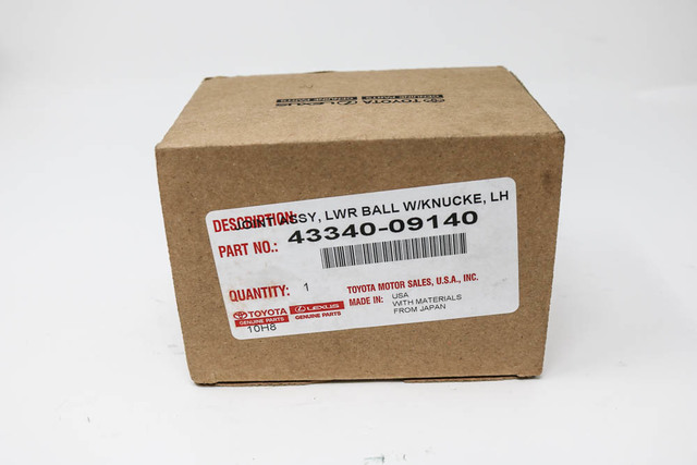 43340-09140 - Suspension Ball Joint (Left, Front, Lower) 2009-2020 ...