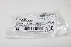 90167-50063 - Fog Lamp Assembly Screw 2012-2025 Toyota | Longo Toyota Parts