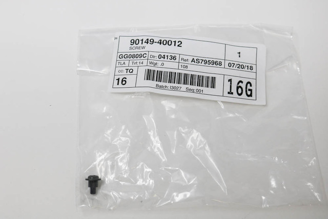 90149-40012 - High Mount Lamp Screw 2006-2025 Toyota | Longo Toyota Parts