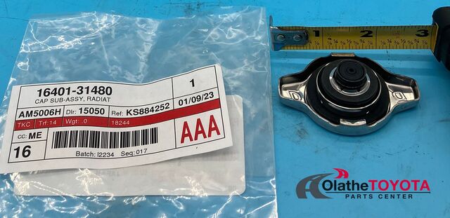 2002-2017 Toyota Radiator Cap 16401-31480 | Toyota Parts Center