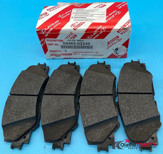 2009-2013 Toyota Brake Pads Front 04465-02240 | Toyota Parts Center