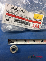 2000-2024 Toyota Lower Control Arm Lock Nut 90080-17221 | Toyota Parts ...