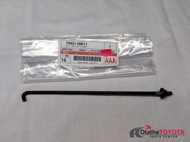 2005-2020 Toyota Battery Hold Down Stud 74452-33010 | Toyota Parts Center