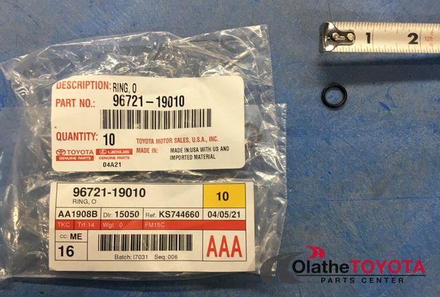 1988-2024 Toyota Engine Oil Dipstick Tube Seal 96721-19010 | Toyota ...