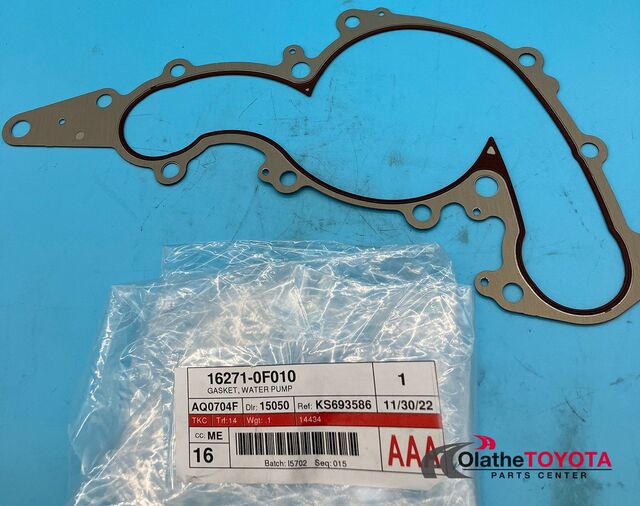1998-2009 Toyota Engine Water Pump Gasket 16271-0F010 | Toyota Parts Center