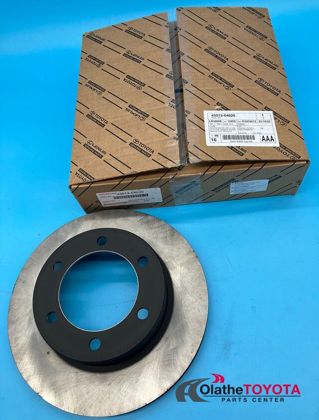 1995-2004 Toyota Disc Brake Rotor (Front) 43512-04020 | Toyota Parts Center