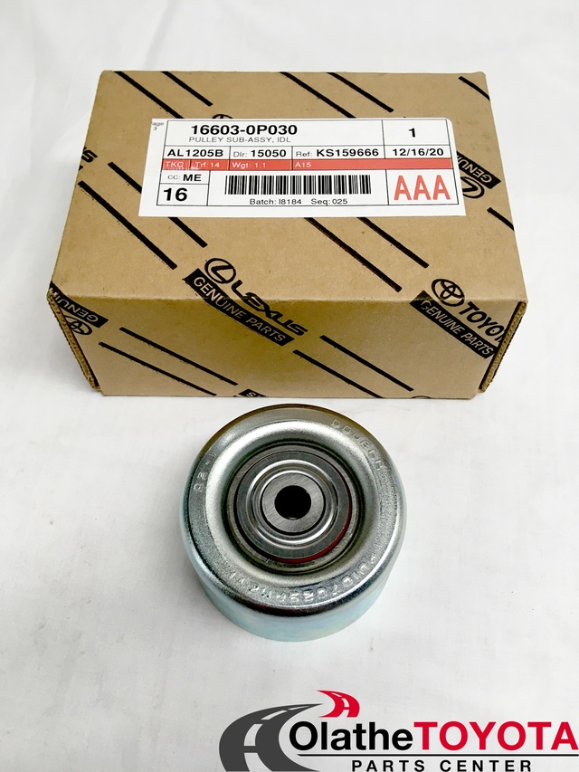 2003-2024 Toyota Accessory Drive Belt Idler Pulley 16603-0P030 | Toyota ...