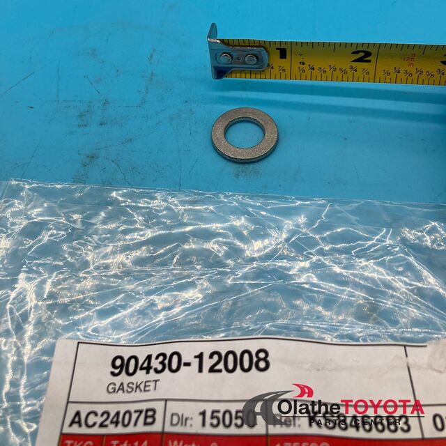 2010-2025 Toyota Drain Plug Gasket 90430-12008 | Toyota Parts Center