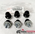 2020-2023 Toyota (SET OF 6 ) Wheel Lug Nuts, Black Pvd PT076-60200-02 ...