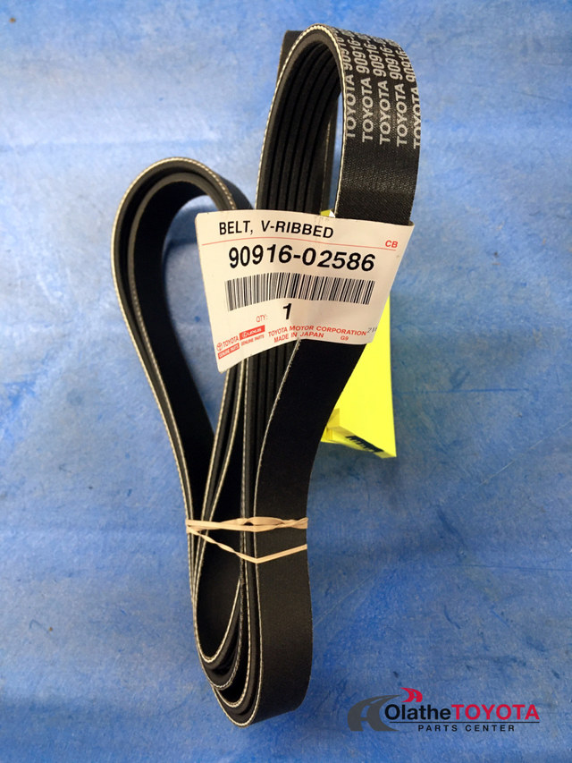 1998-2004 Toyota Serpentine Belt 90916-02586 | Toyota Parts Center
