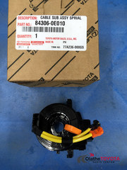 2004-2018 Toyota Clock Spring 84306-0E010 | Toyota Parts Center