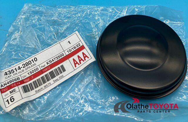 1991-2024 Toyota Wheel Bearing Dust Cap (Left, Right, Front) 43514 ...
