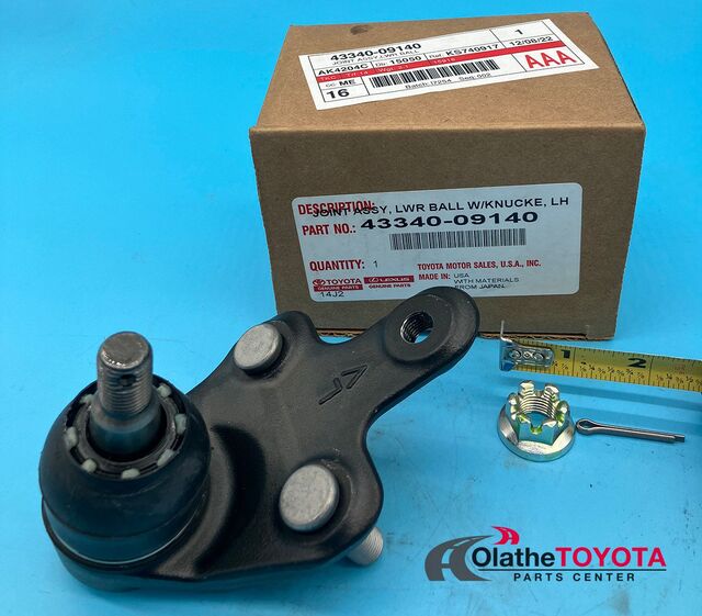2009-2020 Toyota Suspension Ball Joint (Left, Front, Lower) 43340-09140 ...
