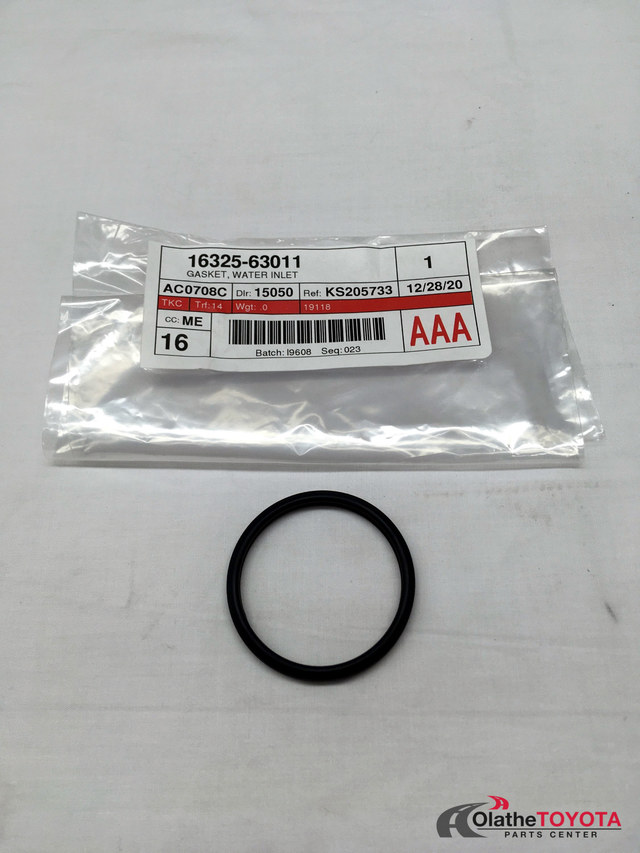 1984-2001 Toyota Gasket, Water Inlet Housing, No. 1 16325-63011 ...