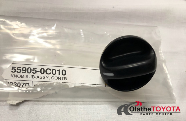 Knob Sub-Assembly, Control, No. 1 55905-0C010 | Toyota Parts Center