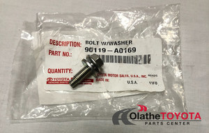 2003-2025 Toyota Splash Shield Bolt 90119-A0169 | Toyota Parts Center