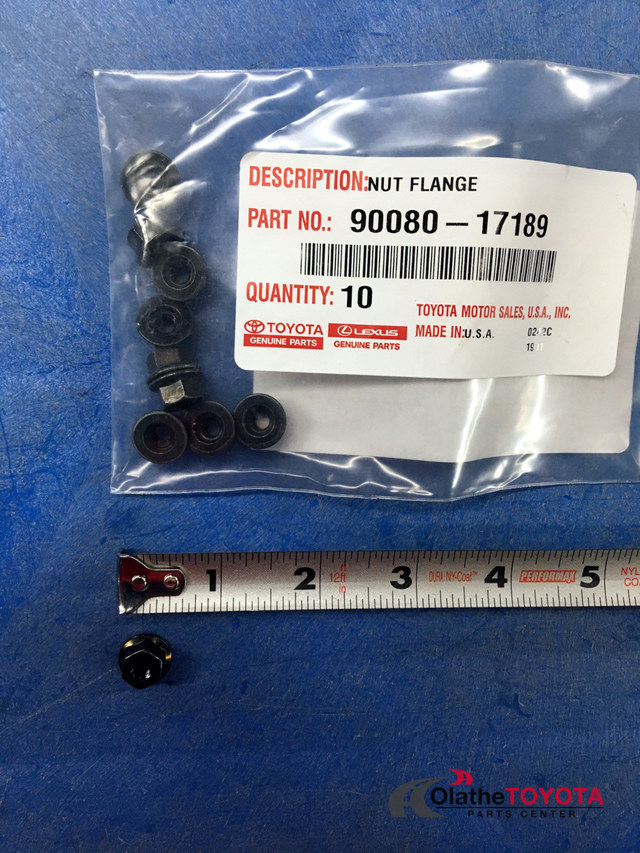 2003-2022 Toyota Backup Lamp Assembly Nut 90080-17189 | Toyota Parts Center