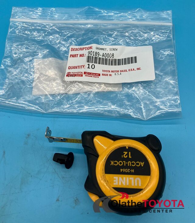 2004-2024 Toyota Rocker Panel Molding Grommet 90189-A0008 | Toyota ...