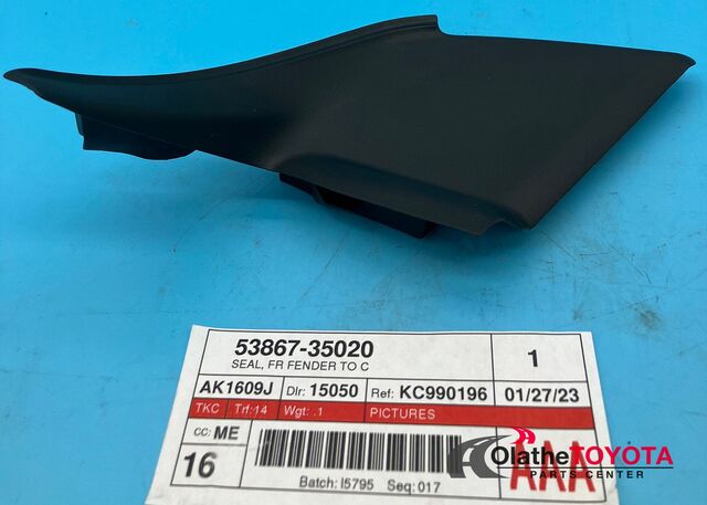 2010-2024 Toyota 4Runner Cowl Cover Seal (Left, Front) 53867-35020 ...