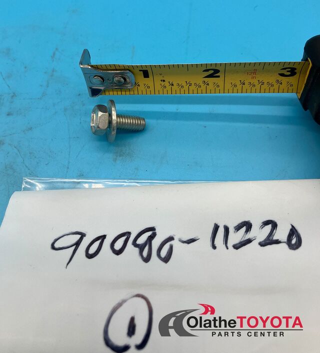 2005-2024 Toyota Fender Liner Bolt 90080-11220 | Toyota Parts Center