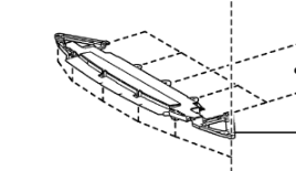 2018-2024 Toyota Camry Absorber, Front Bumper, Lower 52618-06040 ...