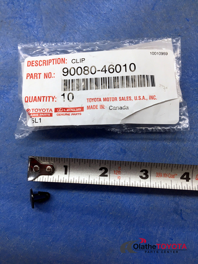 1990-2025 Toyota Seal Strip Retainer Clip 90080-46010 | Toyota Parts Center