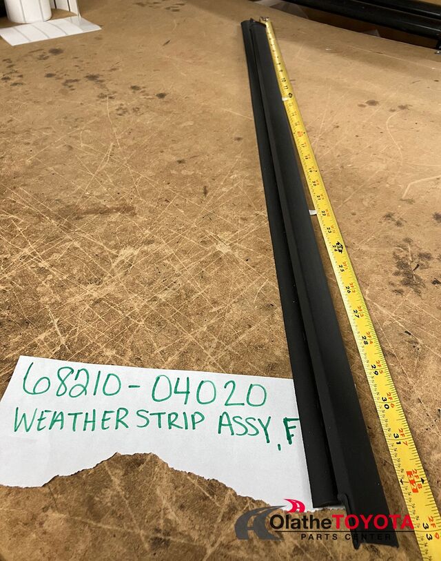 1995-2004 Toyota Tacoma Door Window Belt Weatherstrip (Left, Front ...