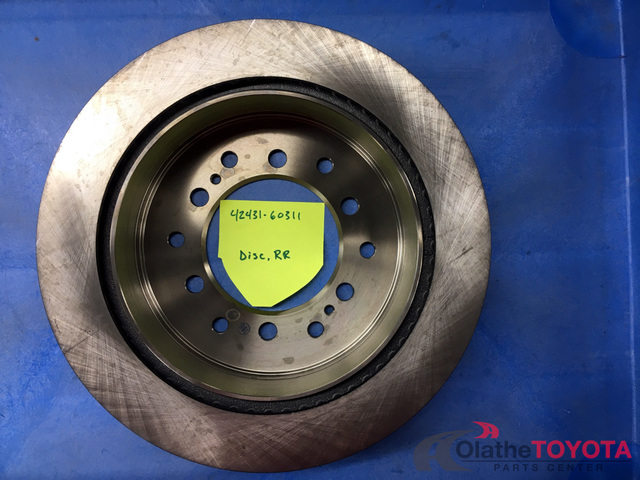 2010-2024 Toyota Disc Brake Rotor (Rear) 42431-60311 | Toyota Parts Center