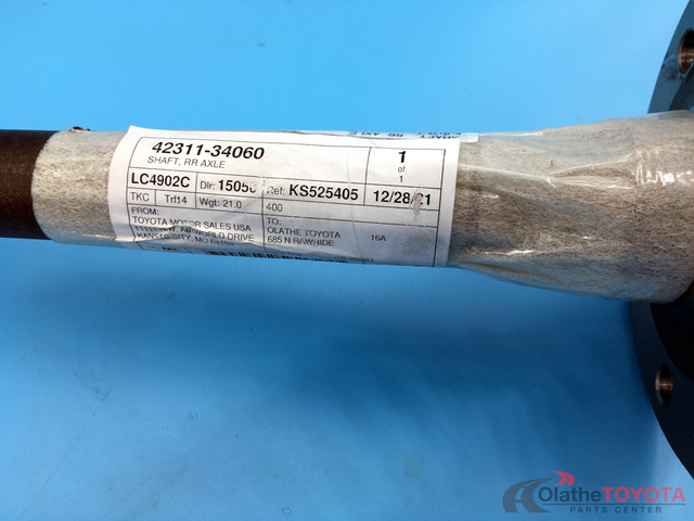 2004-2006 Toyota Tundra Drive Axle Shaft (Left, Right, Rear) 42311 ...