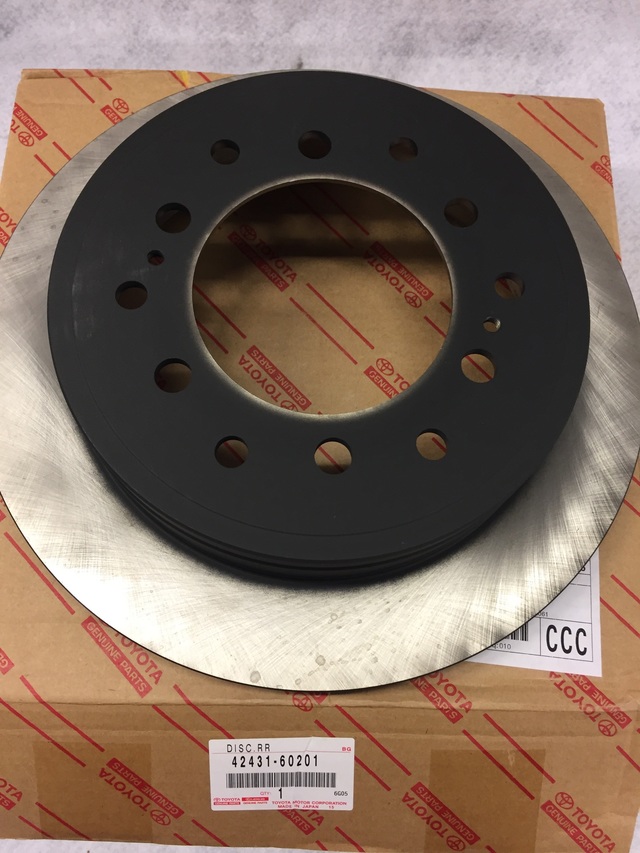 2001-2009 Toyota Disc Brake Rotor (Rear) 4243160201 | Toyota Parts Center
