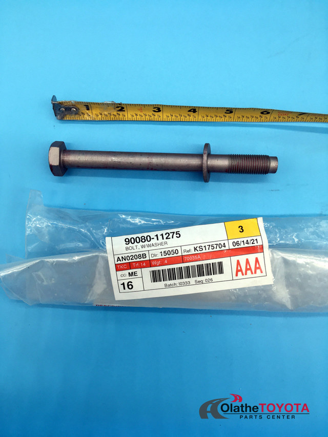 Bolt, With Washer 90080-11275 | Toyota Parts Center