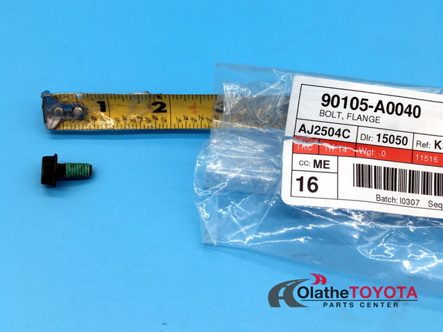 2000-2025 Toyota Mount Bracket Bolt 90105-A0040 | Toyota Parts Center
