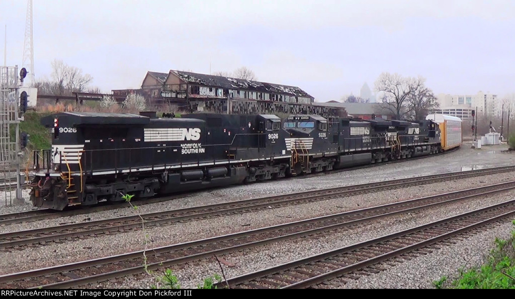 Not something you see everyday. NS 9026 Runs long end forward. Im ...